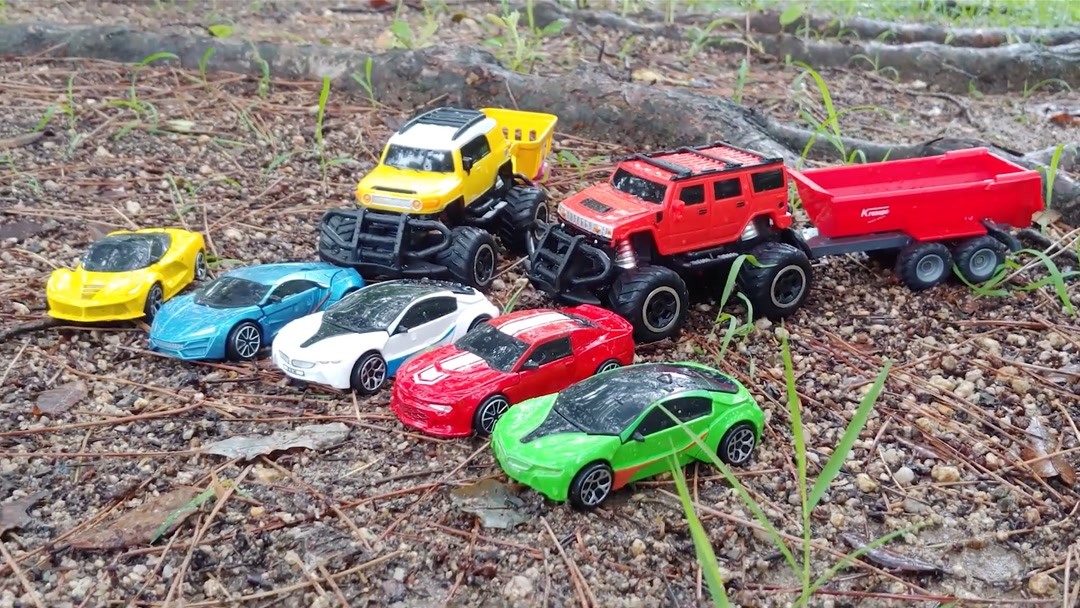 汽车世界之工程车救援队 第31集 玩具车涉水