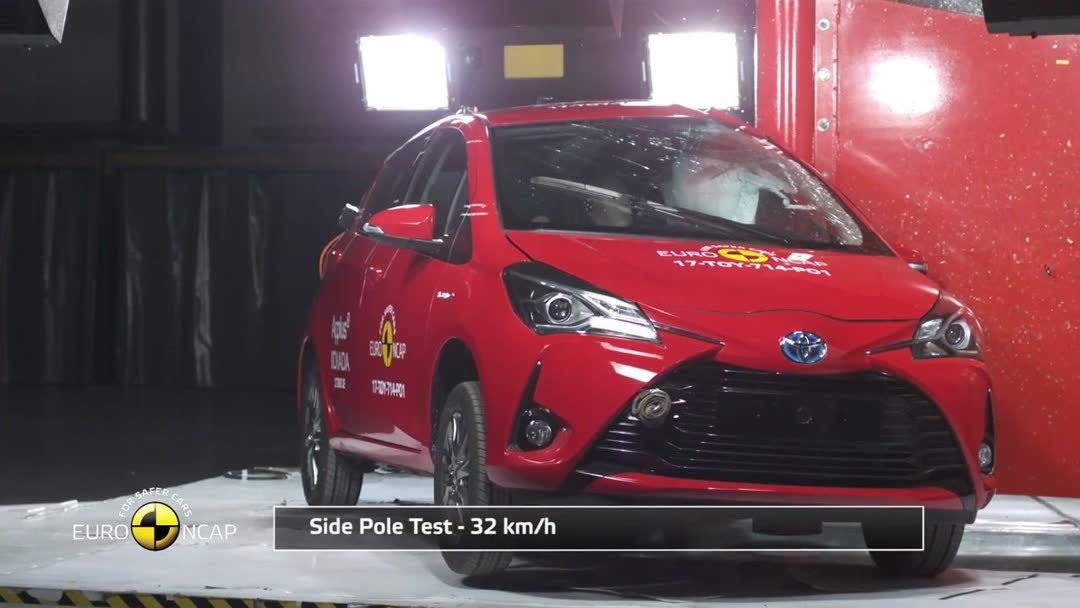 Euro NCAP发布丰田全新Yaris碰撞测试视频,成绩出乎意料