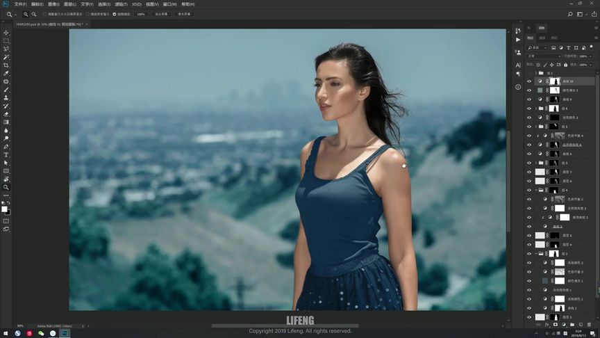 #ps #写真 作品要质感,后期不能少