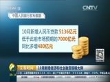 [交易时间]10月新增信贷和社会融资规模大降