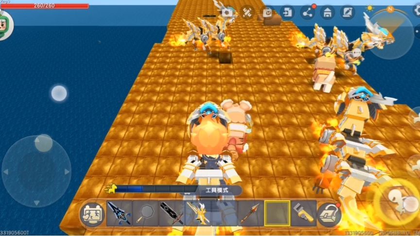 迷你世界:体验帝皇战龙