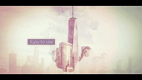 高雅的大气企业宣传片怀念怀旧双重曝光水墨片头动画幻灯片AE模板