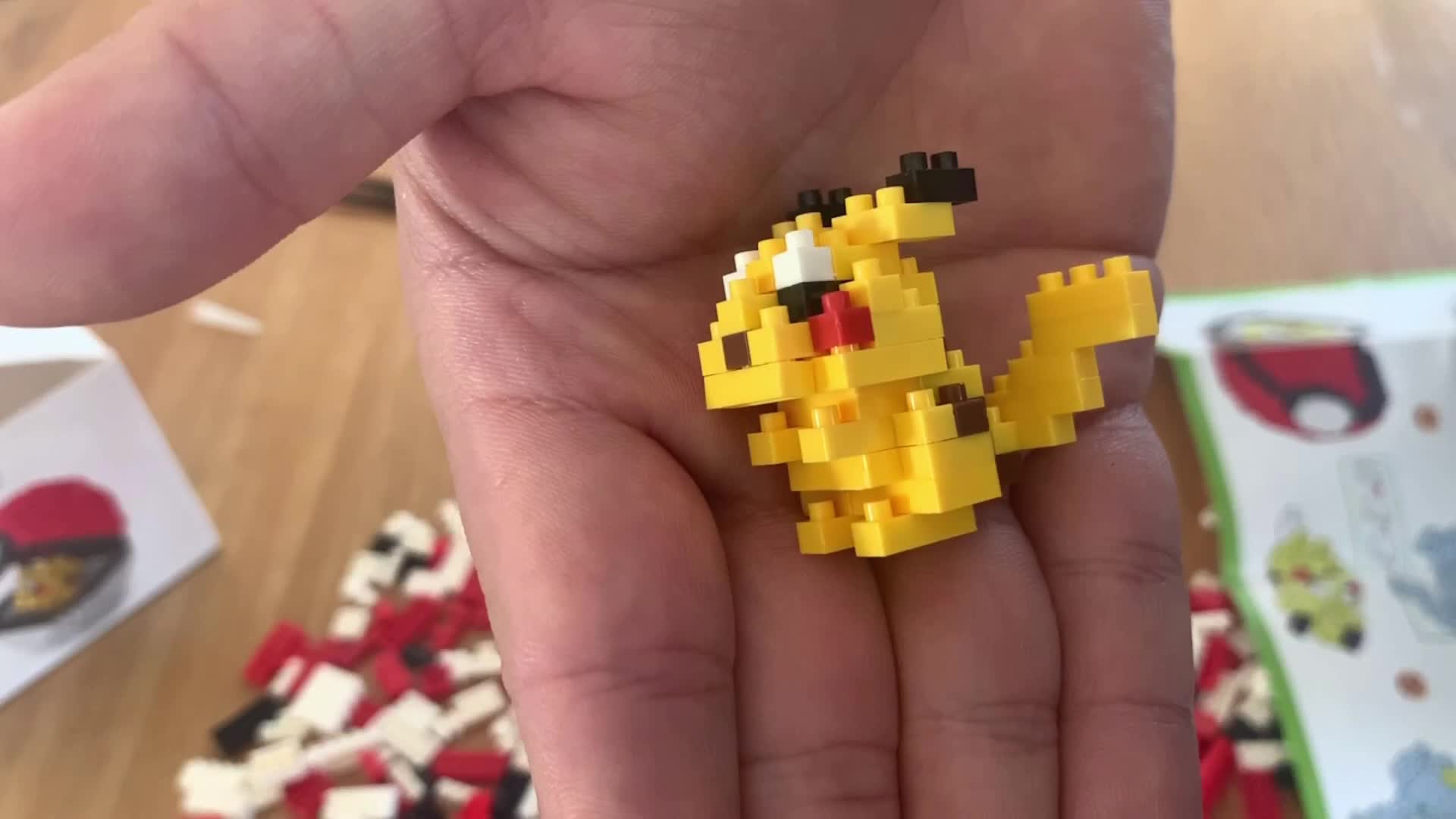 点赞❤评论【抽送本期作品】精灵宝可梦皮卡丘乐高积木拼图#玩具#