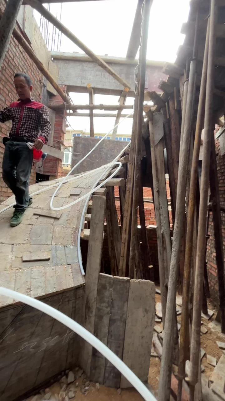 旋转楼梯计算公式,真的是超级简单!#旋转楼梯 #楼梯设计 #自建别墅...