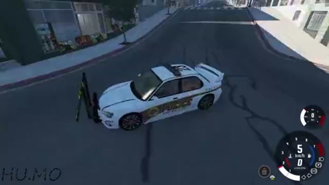 BeamNG:道路上演警匪追逐,警车能否拦截成功?