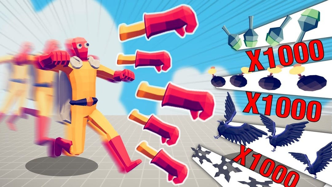 全面战争模拟器游戏 被一个被压制的远程攻击手对战大BOSS琦玉