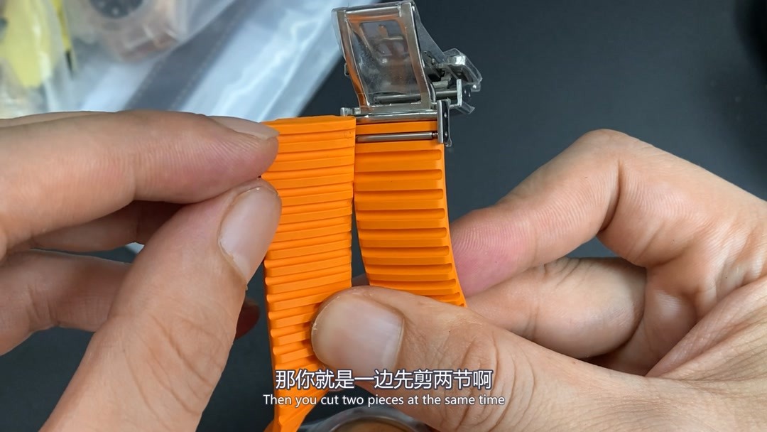 百达翡丽手雷胶带安装截短教程