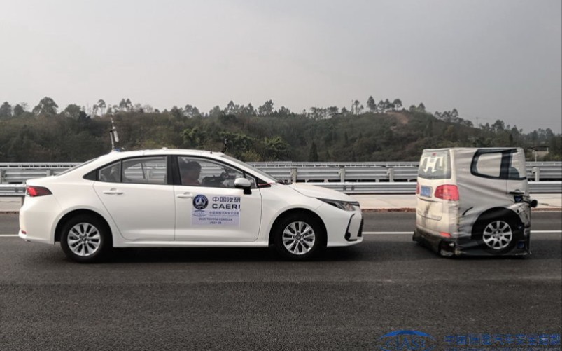 2019 天津一汽丰田 卡罗拉 FCW/AEB测试 c-iasi