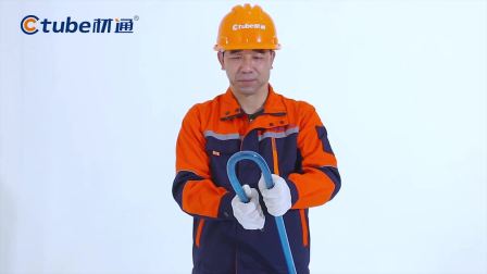 材通PVC穿线管弹簧弯管测试抗压性