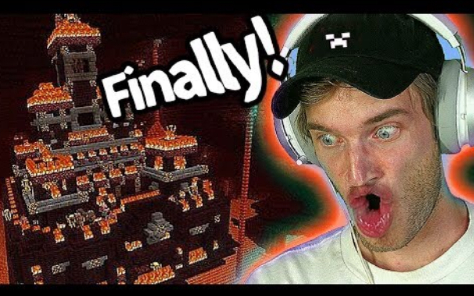 【Pewdiepie】我在Minecraft中找到了地狱堡垒!