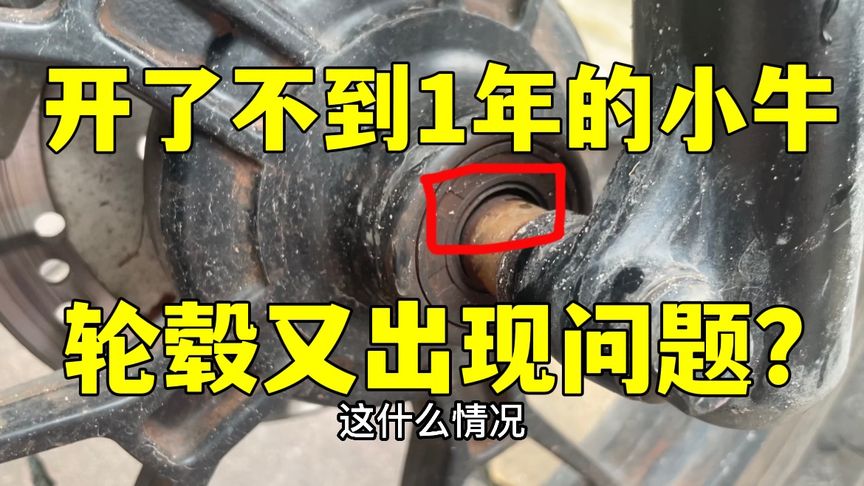 开了不到1年的小牛电动车,轮毂又坏了,关键还不在保修范围内