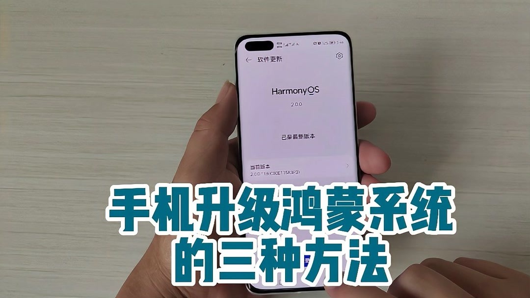 华为手机升级鸿蒙系统的三种方法，简单实用，一学就会