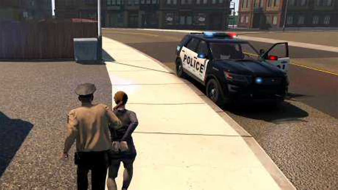 警察模拟:一女的喝醉了走路摇摇晃晃带回警察局醒酒