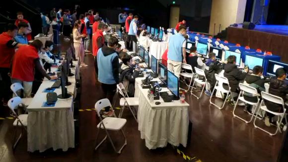 上海全国模拟飞行锦标赛现场