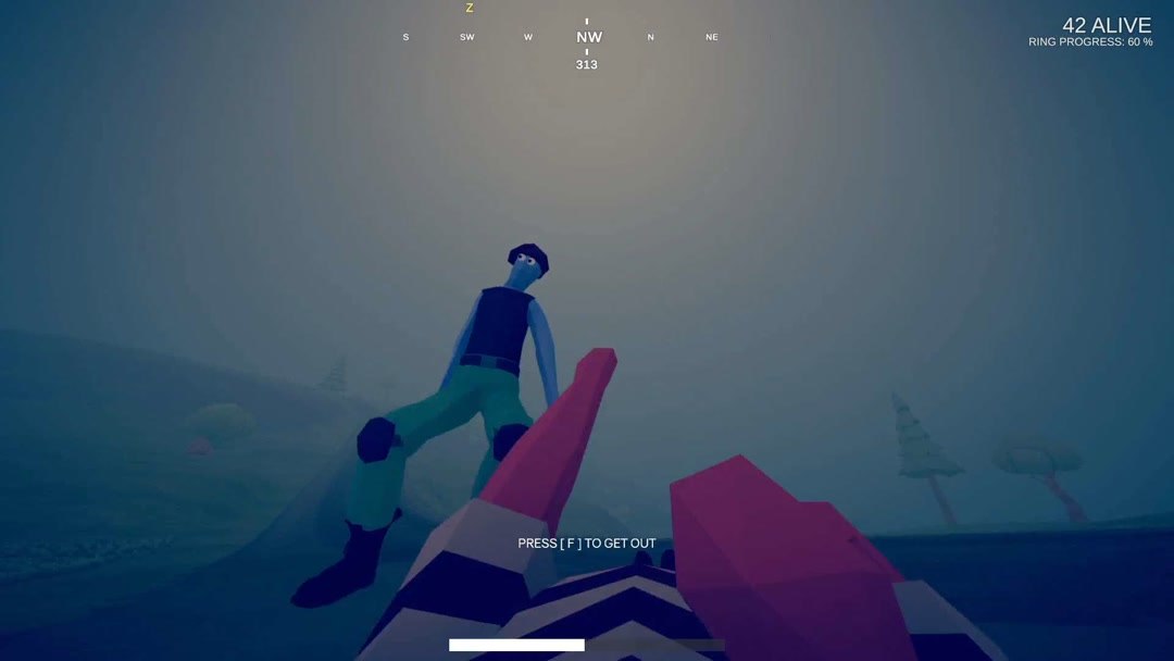 全面吃鸡模拟器特别篇 下车秒上车bug 躺地不让起bug