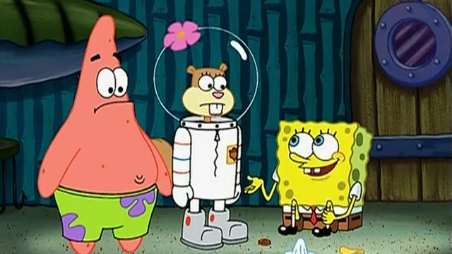 海绵宝宝:海绵宝宝出了受伤后,害怕出去再次受伤