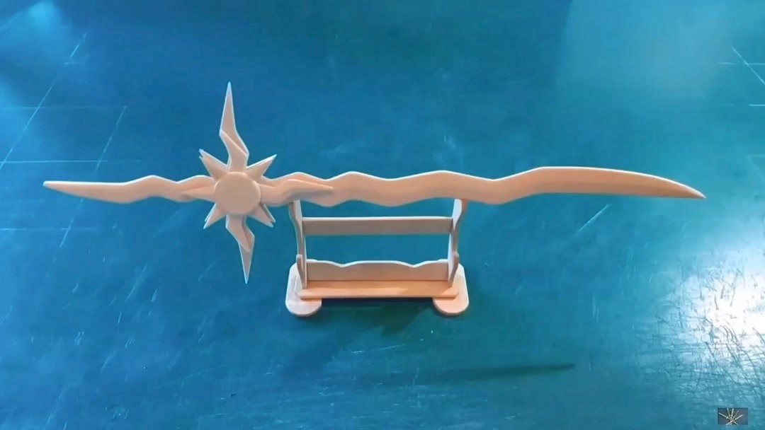 自創武器!? 用冰棒棍製作太陽之劍!