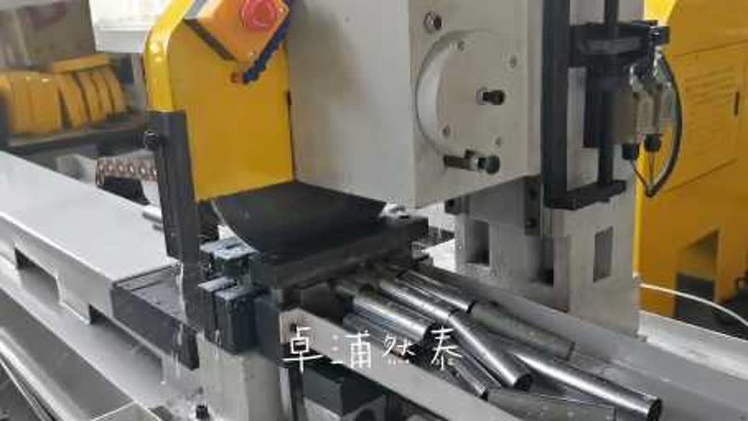 全自动切管机视频/无毛刺下料机视频/圆管切管机视频