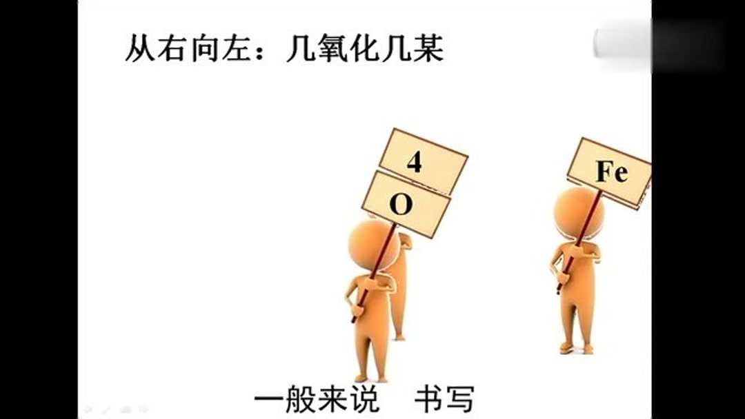化合物化学式如何书写