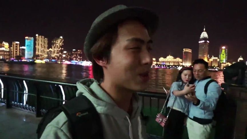 台湾小伙第一次来上海 惊叹上海的进步简直碾压台北 以为到了法国