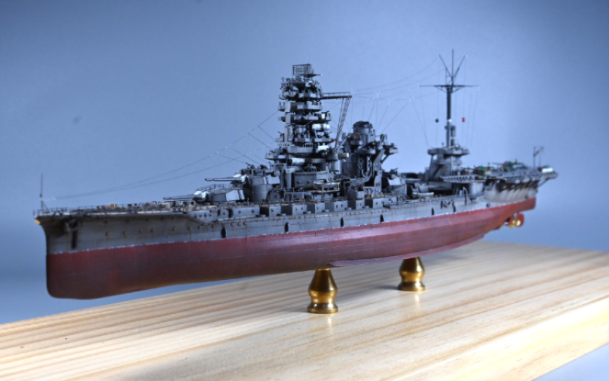 1/700 帝国海军“伊势”号航空战列舰 模型制作