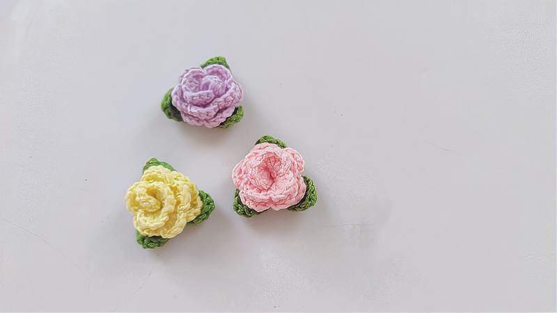 钩针编织简单花朵