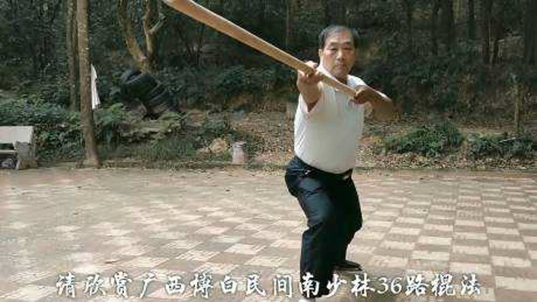 广西实战格斗棍术36路棍法,招数简单粗暴易学,能有效重创敌人