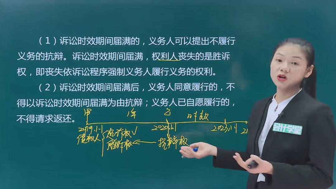 2021年初级会计经济法职称考试精讲班-民事诉讼的诉讼时效