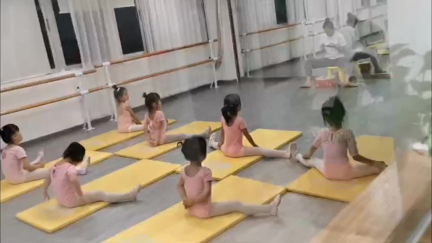 后面是学校的宣传片#爱舞蹈的小仙女 #学舞蹈的孩子最美丽