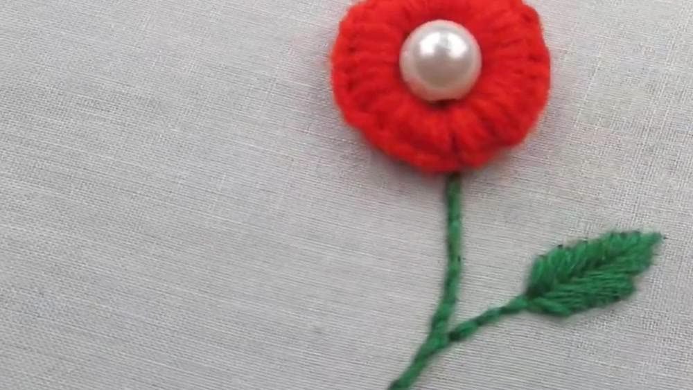 手工刺绣:全身衣服上的花朵设计,美丽的花卉设计缝合教程