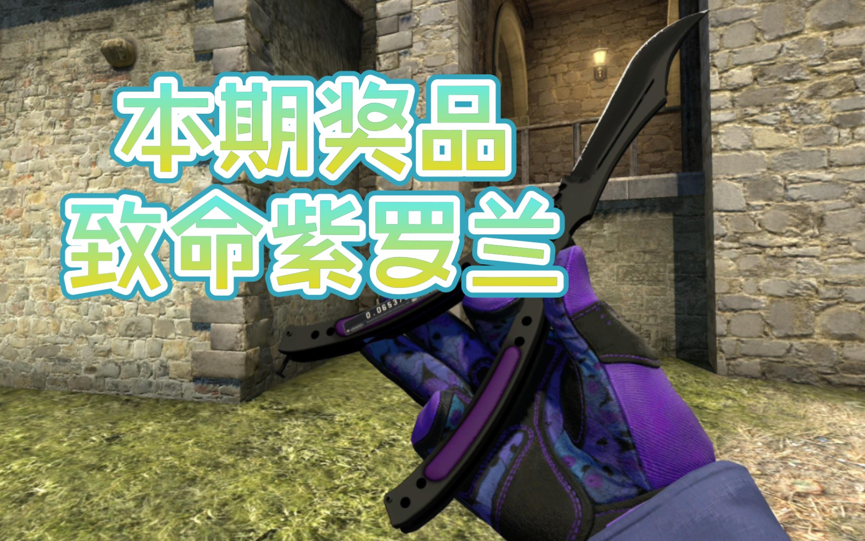 CSGO的玩家没人不想要一把蝴蝶刀的吧?