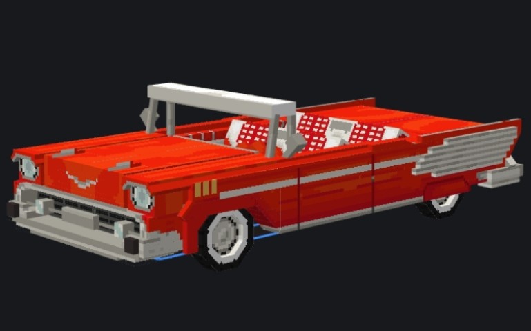 [Minecraft]汽车模组1957 Chevrolet Bel Air(自制)