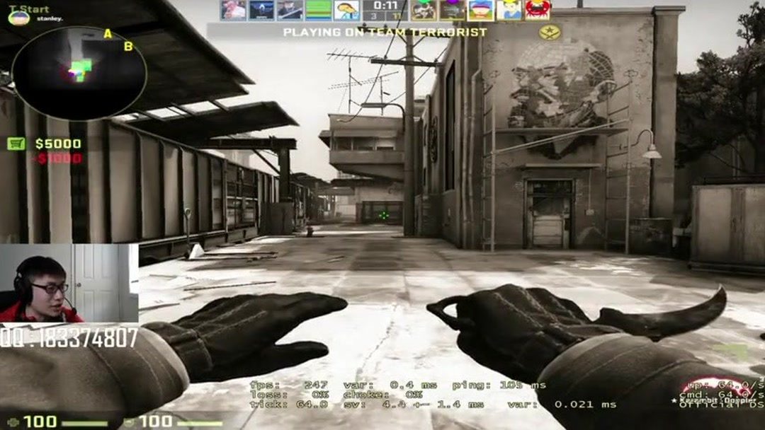 【CSGO】和陈yy与皮革老开黑火车欧服30杀
