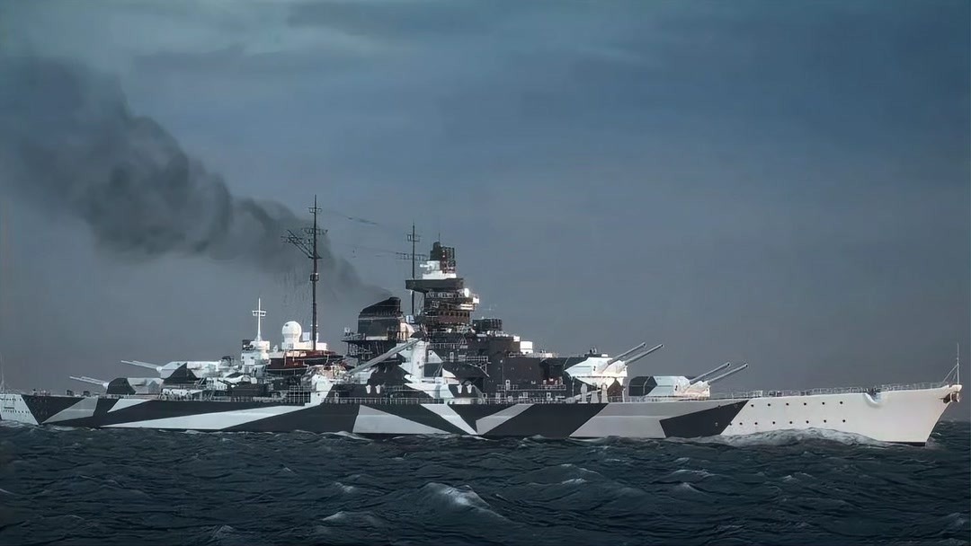 大叔玩战舰世界 二战名舰德国海军提尔皮茨号战列舰