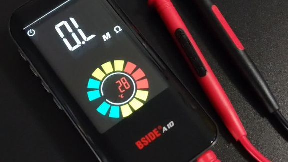 #万用表 带USB充电,手电+自动两个量程模式