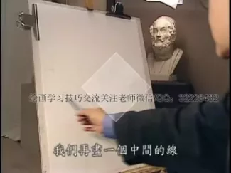 学习油画人体素描教程视频, 素描教程 初学画水果, 速写入门基础图速写
