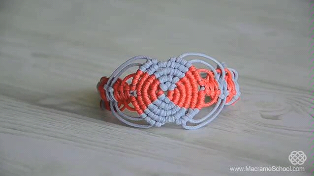 【编织手链】手链教程(41)