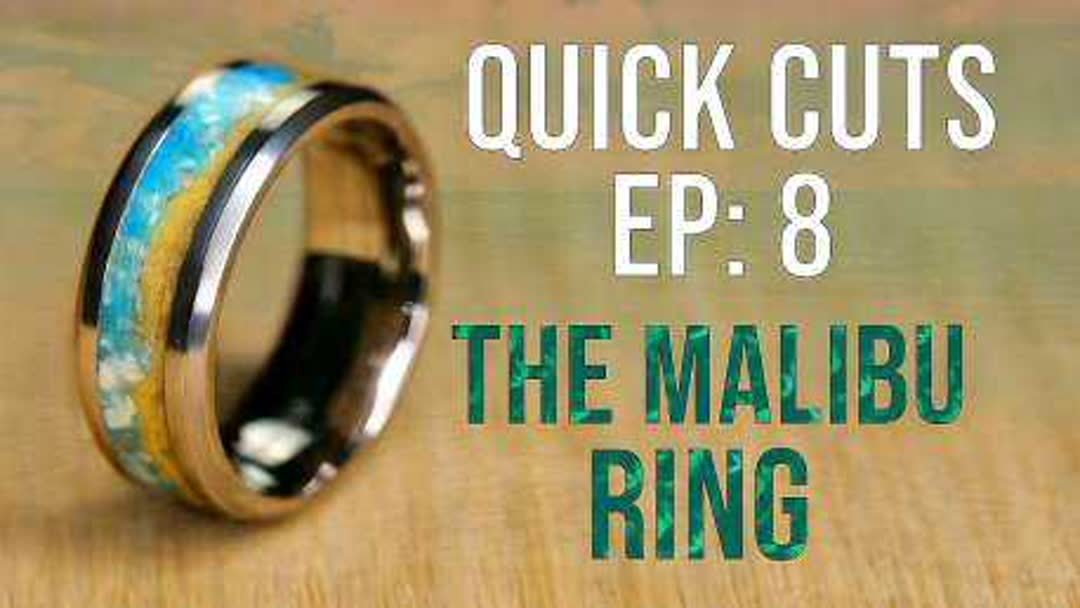 在家中制作精美的海滩主题戒指,新奇创意手工,一起来见识下!