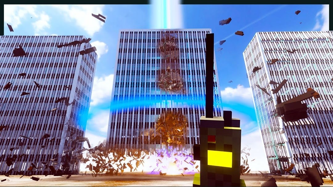   拆家模拟器:这超级武器和魔法杖把城市都炸没了