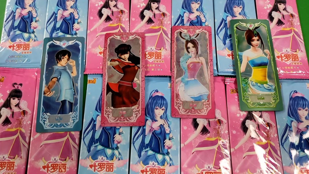 叶罗丽精灵梦卡牌开包,今天抽到亮彩和王默,你喜欢吗