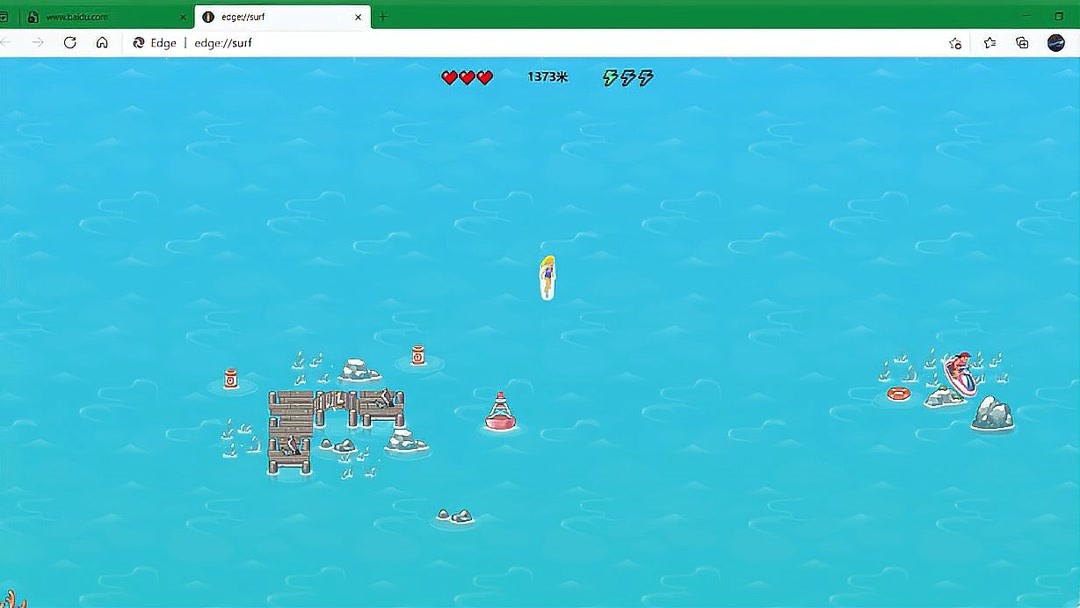 EDGE浏览器断网小游戏