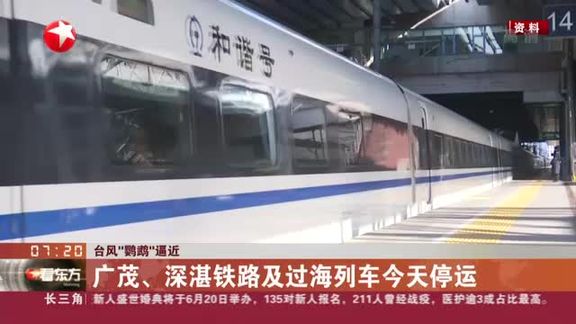 台风“鹦鹉”逼近:琼州海峡昨天开始停航 海南进出岛旅客列车停运