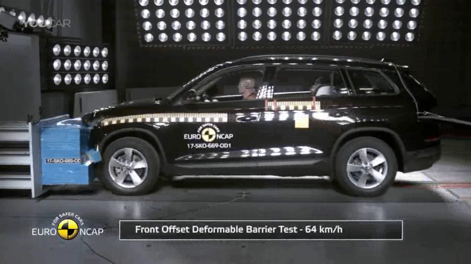 超酷的SUV,斯柯达kodiaq的全方位碰撞测试
