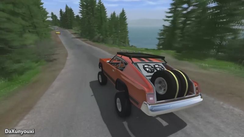 车祸模拟器:本想表演个S弯超车,结果让人笑话了