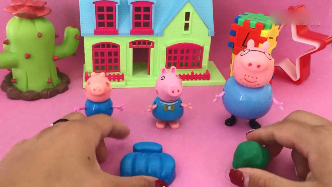 小小手工课 和我们可爱的佩奇一起用橡皮泥捏一个好玩的小东西吧