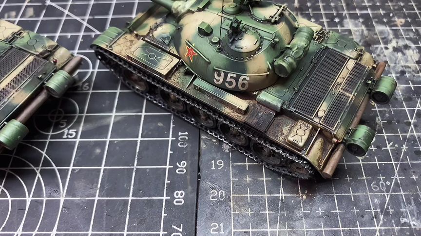 #坦克 #军模 #模型制作 #坦克世界 #稻草人模型 t-54?59