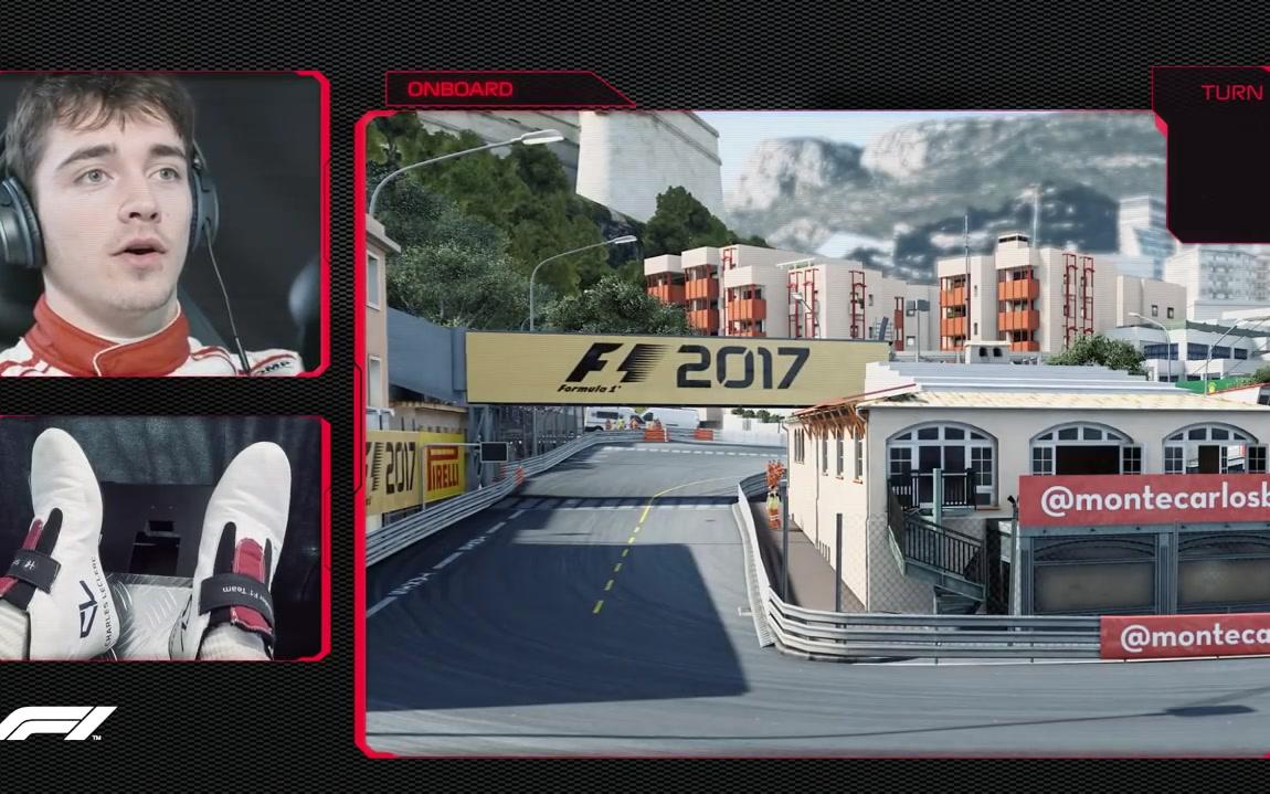 【索伯新秀勒克莱尔的F1摩纳哥站模拟单圈】