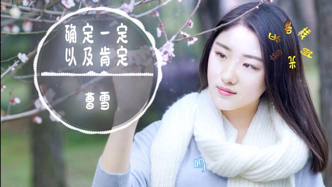 曹雪 - 确定一定以及肯定||多年以后我们都会慢慢老去