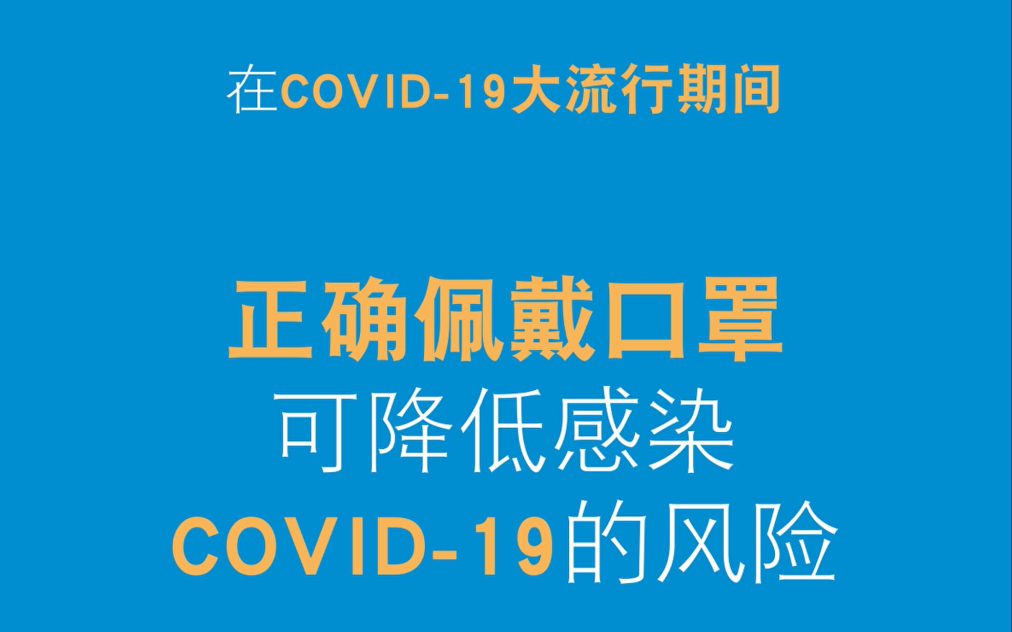 如何正确佩戴口罩?