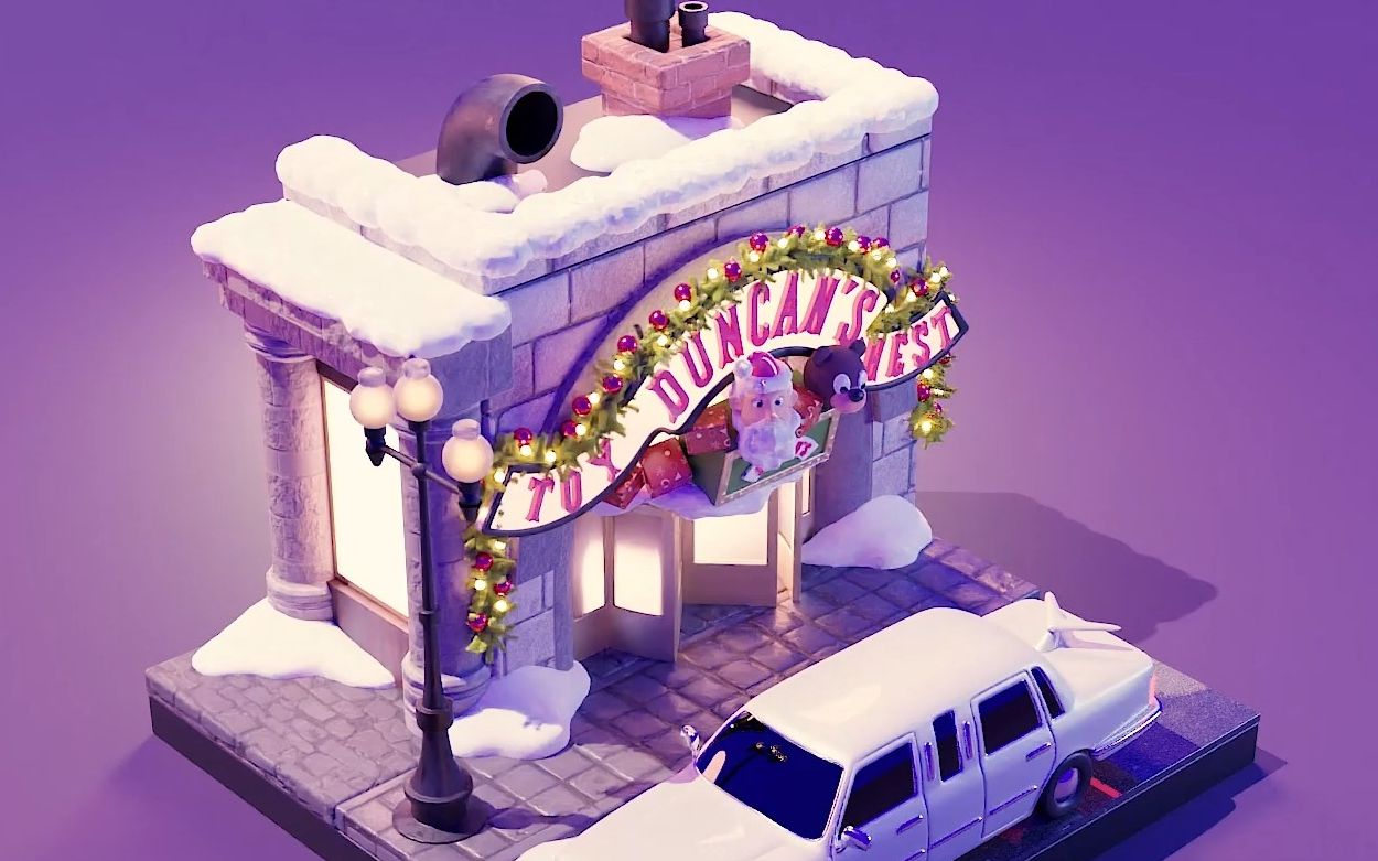 使用Blender 3.4 制作《小鬼当家》玩具店 - 3D 建模过程